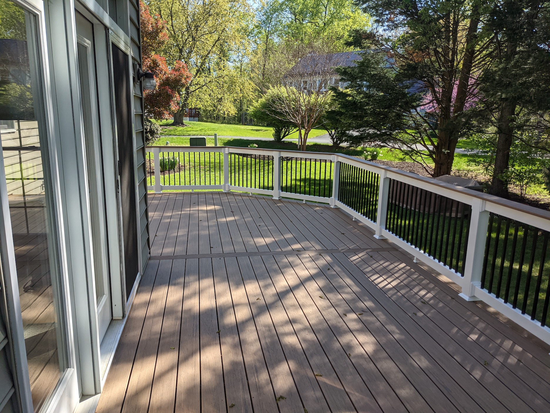 Project of the Month: A TimberTech Deck in Antique Leather - Fence ...