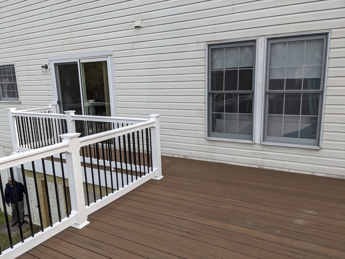 Makeover Monday: Beautiful "Toasted Sand" Trex Deck in Maryland - Fence ...