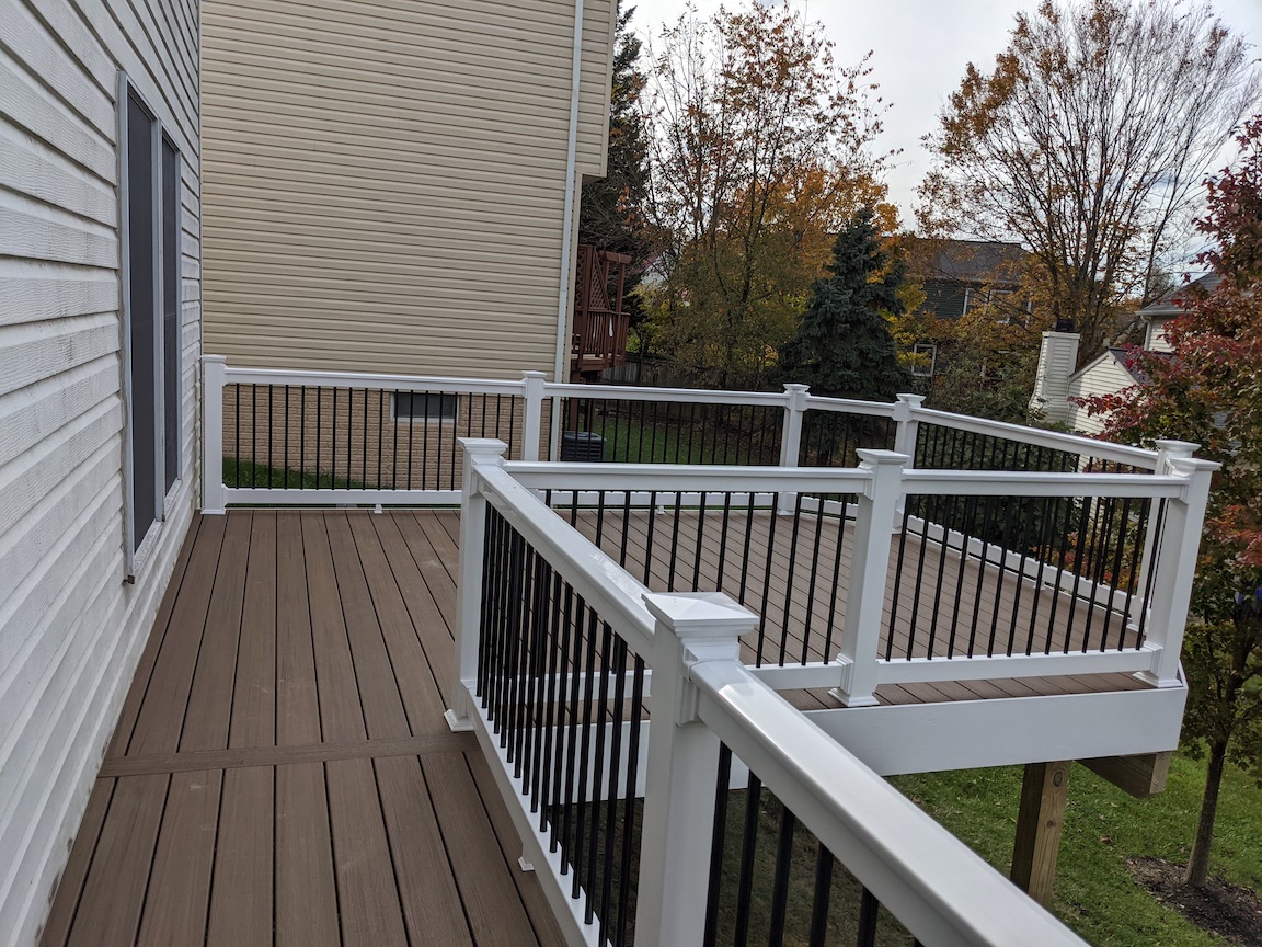 Makeover Monday: Beautiful "Toasted Sand" Trex Deck in Maryland - Fence ...